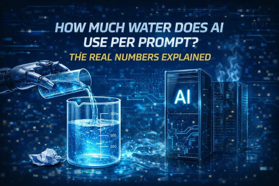 How Much Water Does AI Use Per Prompt? The Real Numbers Explained ...